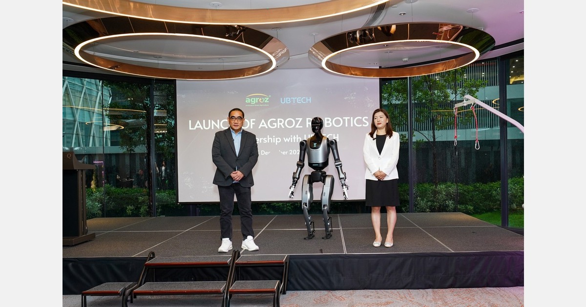 Newly launched humanoid robot to work in Malaysian vertical farm