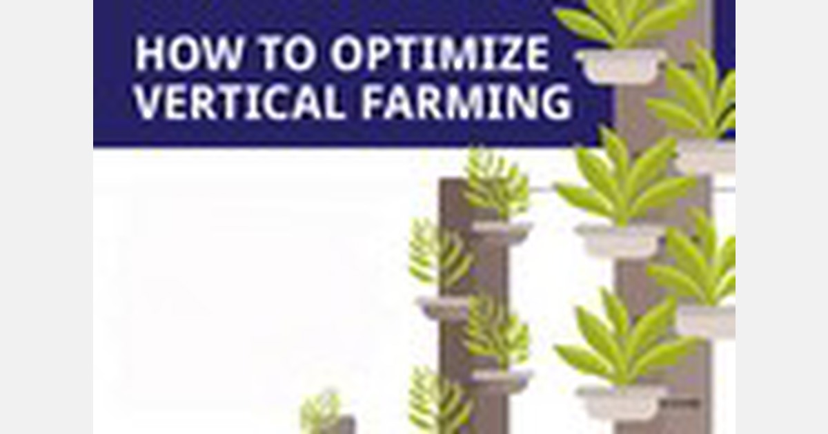 Infographic on how to optimize vertical farming systems
