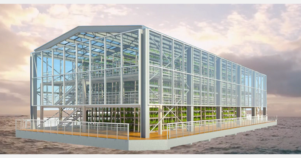 New concept introduced: a floating vertical farm