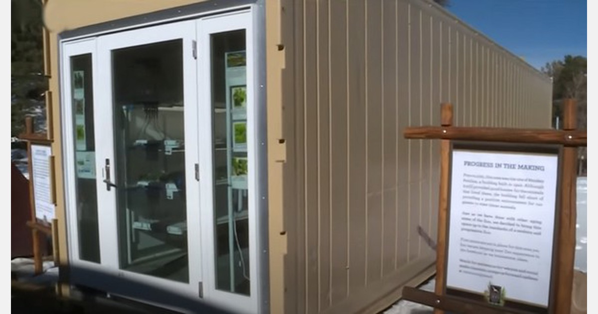 Colorado Springs zoo growing food in shipping containers