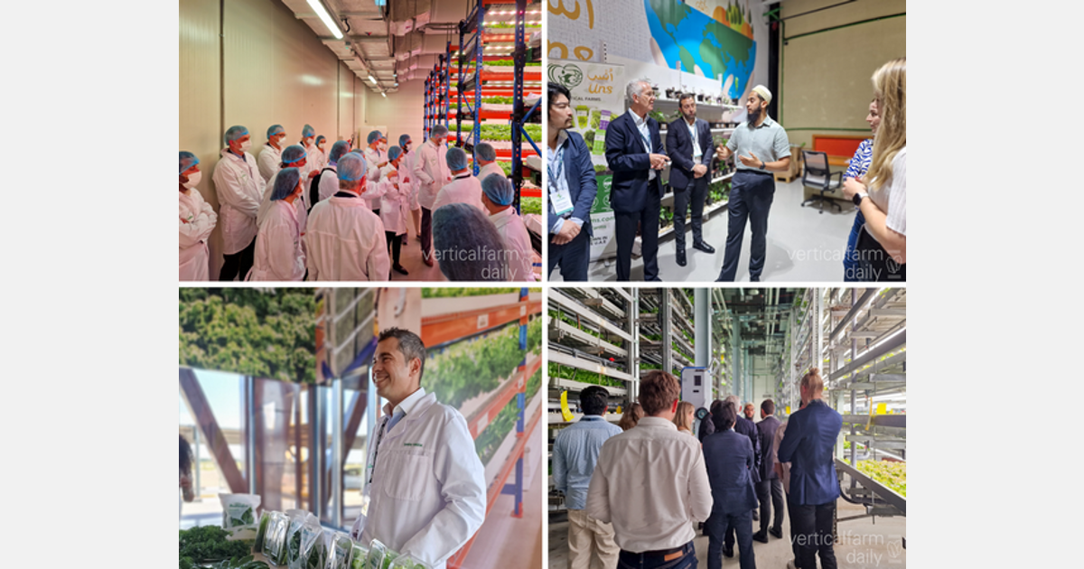UAE: Middle East Congress visiting local vertical farms
