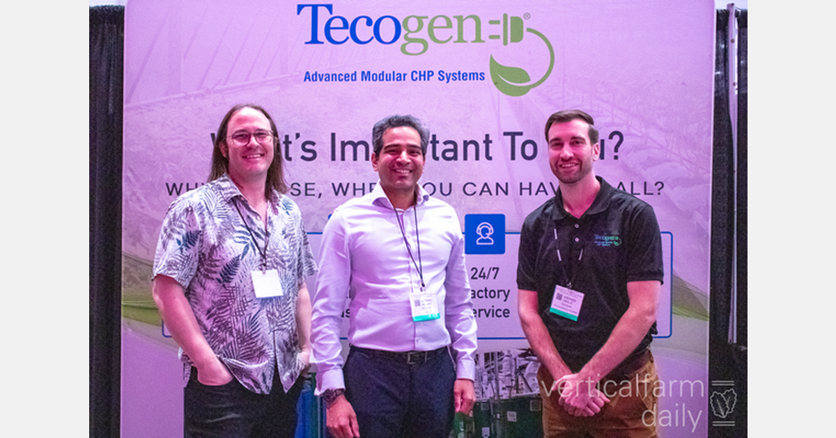 US (GA): Tecogen to supply three chillers to indoor leafy greens facility