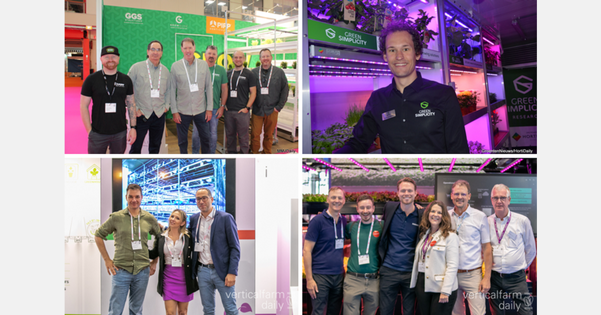 Who was at GreenTech 2023 of the vertical farming industry?